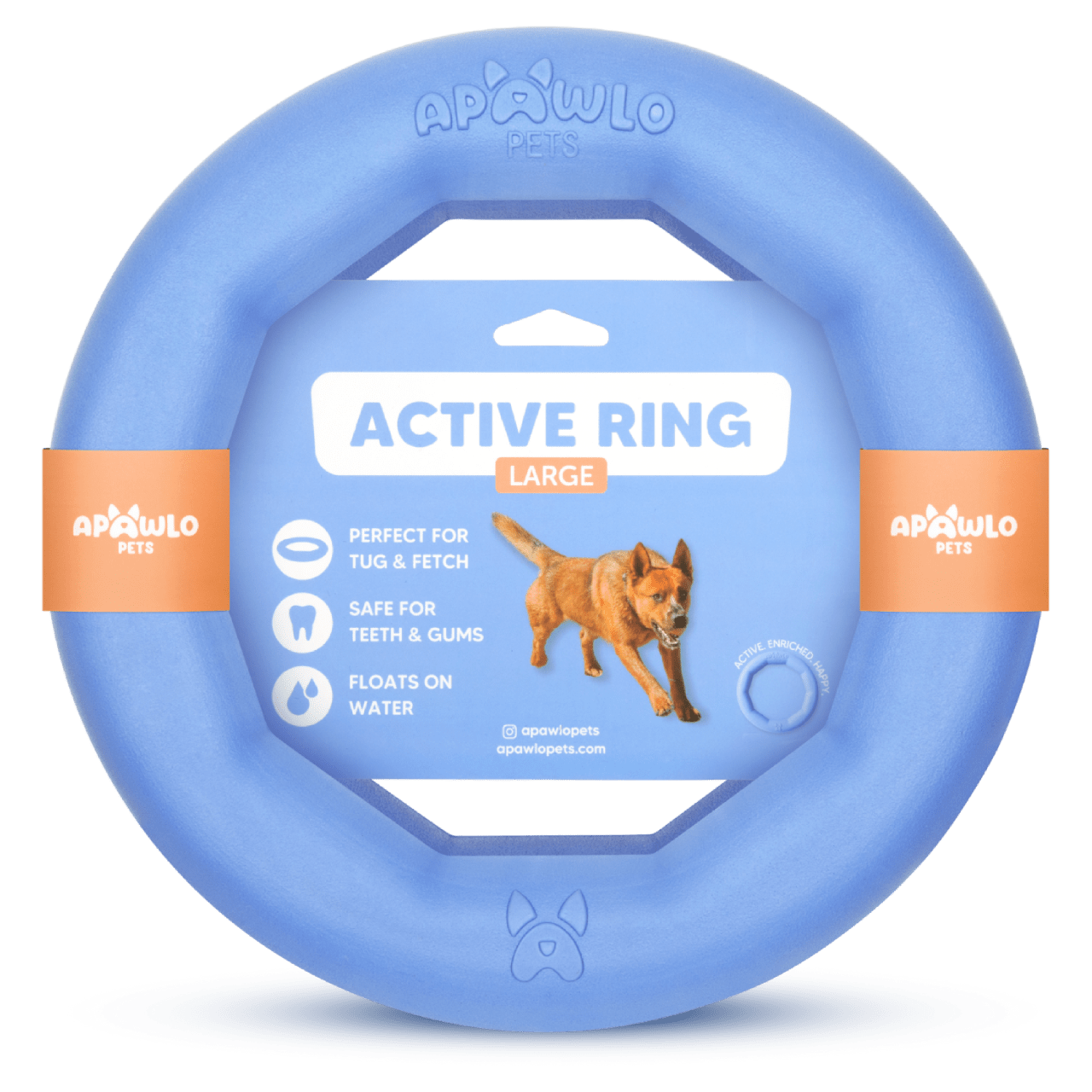 Active Ring (2 Pack) Dog Fitness Toy – APAWLO Pets
