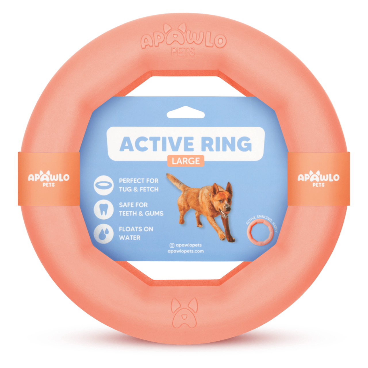 Active Ring (2 Pack) Dog Fitness Toy – APAWLO Pets